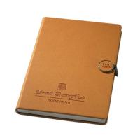 China 128gsm Matt Art Paper Interior Custom Luxury PU Leather Embossing Notebooks for CMYK Offset Printing for sale