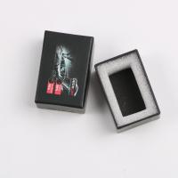 China Custom Printing Recyclable Black Auto Parts Packaging Box Lid and Base Rigid Gift Box with Pearl Cotton Foam for sale