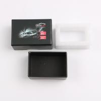 China Custom Printing Recyclable Black Auto Parts Packaging Box Lid and Base Rigid Gift Box with Pearl Cotton Foam for sale