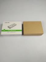 China Custom Design Rigid Electronic USB Hub Packaging Box With Paper Tray Insert for sale