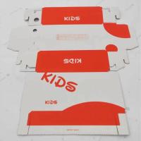 China Customized Printed Logo Eco Friendly Corrugated Cardboard Folding Children's Shoe Box for sale