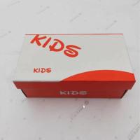 China Customized Printed Logo Eco Friendly Corrugated Cardboard Folding Children's Shoe Box for sale