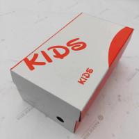 China Customized Printed Logo Eco Friendly Corrugated Cardboard Folding Children's Shoe Box for sale