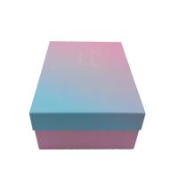 China Customized Luxury Print Eco Friendly Rigid Cardboard Shoe Storage Box with Lid Supply for sale
