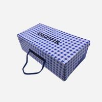 China Cardboard Shoe Storage Boxes Corrugated Shoe Boxes with Rope Handle China Manufacturer Supplier for sale