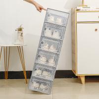 China Customized Eco Friendly Transparent Shoe Box with Wax Coating and Blank Finishing for sale