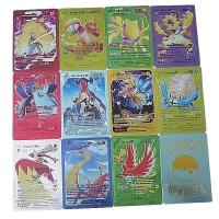 China Hot Gold Foil English Version Pokemon Cards 55pcs with Customizable Rulebook Design for sale