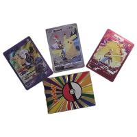 China Hot Gold Foil English Version Pokemon Cards 55pcs with Customizable Rulebook Design for sale
