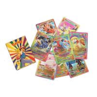 China Hot Gold Foil English Version Pokemon Cards 55pcs with Customizable Rulebook Design for sale