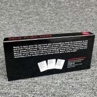 China Custom Talk Flirt Dare Romantic and Adventurous Game Card Printing for Couples In The UK for sale