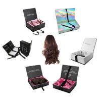 China Custom Paperboard Make Up Packaging Case Wig Cosmetic Container Package Box with Foam Insert for sale