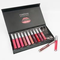 China Eco Friendly Custom Printed Lipstick Lip Gloss Set Cosmetic Box Makeup Gift Box With Glossy Lamination for sale