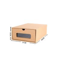 China Customized Single Side Coating Corrugated Shoe Boxes for Eco-friendly Packaging Needs for sale