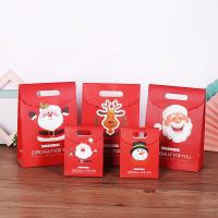 China Wholesale Spot Christmas Eve Exquisite Printed Gift Packaging Paper Bags for sale