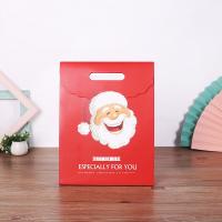 China Wholesale Spot Christmas Eve Exquisite Printed Gift Packaging Paper Bags for sale