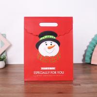 China Wholesale Spot Christmas Eve Exquisite Printed Gift Packaging Paper Bags for sale