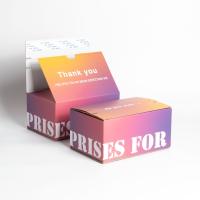 China 4C Paperboard Corrugated Cardboard Shipping Box with Zipper Strip Lamination Surface Finish for sale
