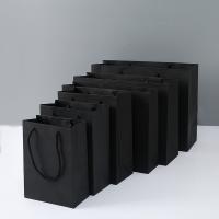 China Custom Printed Black Specialty Paper Bags Latest Style for Customized Packaging for sale