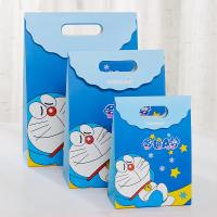 China Eco-Friendly Custom Printed Doraemon and Kitt Cat Paper Bags for Children's Day for sale