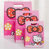 China Eco-Friendly Custom Printed Doraemon and Kitt Cat Paper Bags for Children's Day for sale
