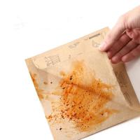 China Custom Printed Paper Bags Kraft Paper Oil Proof Disposable Take Away Barbecue Shaobing (Baked Cake in Griddle) Pancake Food Package Snack Bag for sale