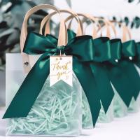 China Custom Printed High-end Transparent Gift Packaging Bags Frosted Bag Birthday Gift Teacher's Day Gift for sale