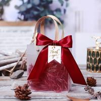 China Custom Printed High-end Transparent Gift Packaging Bags Frosted Bag Birthday Gift Teacher's Day Gift for sale