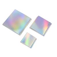China Laser Holographic Foil Folding Packaging Boxes with Magnetic Closure for Cosmetics Skincare Wigs for sale