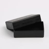 China Black Rectangular Rigid Packaging Box Lid And Base Spot UV Single Side Coating Design Rectangular Shape for sale