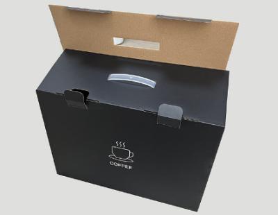 China Strong and Durable Coffee Packaging Boxes Corrugated Cardboard Folding Shipping  for Rectangular Products for sale