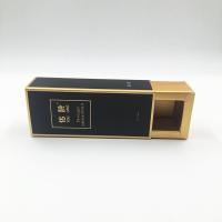 China Gold Card Folding Drawer Make-up Packaging Case for Cosmetics Packaging Box for sale