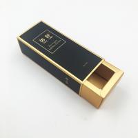 China Gold Card Folding Drawer Make-up Packaging Case for Cosmetics Packaging Box for sale