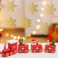 China New round transparent hot gold gift packaging decoration sticker for Christmas Seal Label for sale