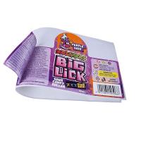 China Multi layer seal label customization cosmetic sticker folding instructions double-sided double-layer for sale