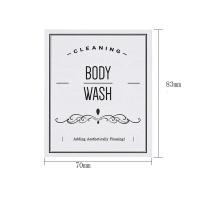 China Customizable Seal Sticker for Body Wash Bottle Label for sale