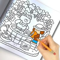 China Square Type Hardcover Book Printing with Customized Page Count and CMYK Offset Printing for sale