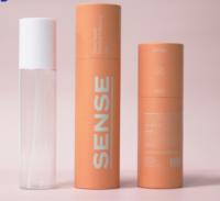 China Round Paper Tube Cosmetic Paper Printed The Outer Package of The Spray Bottle for sale