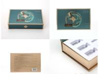 China Professional Make-up Packaging Case with Glossy Finish and Foam Lining OptionsLuxury Magnet Flip Cover Make-up Freeze dried powder box with Glossy Finish and EVA Foam Options for sale