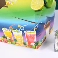 China Customizable Printing Disposable Portable Packaging Corrugated Cardboard Shipping Box for Food Delivery for sale