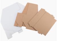 China Customized Rectangular Put Coffee Paper Cup Corrugated Cardboard Package Boxes with Handle for sale
