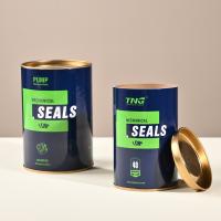 China Shipment FCL Food Paper Tube Packaging Customizable Options with Iron Lid for sale