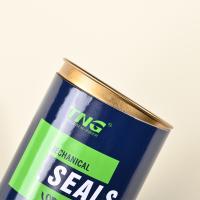China Shipment FCL Food Paper Tube Packaging Customizable Options with Iron Lid for sale