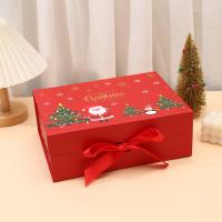 China Christmas Holiday Fold Gift Box Incorporating Customers Logo Suitable for Luxury Packaging and Professional Gift Presentation for sale