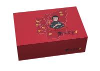 China Rigid UV coating Red Packaging Boxes With Matt Lamination for sale