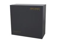 China Black Corrugated Packaging Box With Hot Foil Stamping Matt Lamination for sale