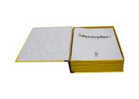 China FSC Book Style Packaging Box Protective Varnish For Packing Men Perfume for sale