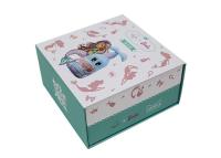 China Luxprinters Green Corrugated Packaging Box With Magnet Buckle for sale