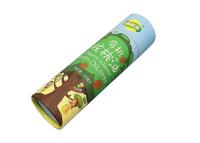 China FSC Paper Tubes Packaging , Ivory Board Round Shaped Box Glossy for sale