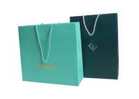 China OEM ODM Paper Shopping Bags With Handles Embossing  Debossing for sale