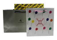 China UV coating Gift Bag With Handles , Luxprinters Customized Paper Shopping Bags for sale